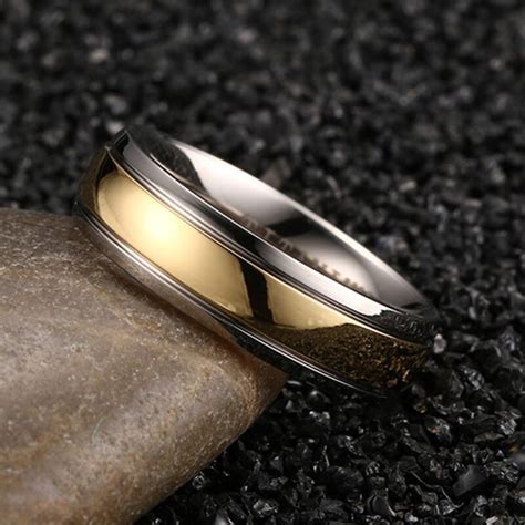 Titanium Ring Voor Mannen En Vrouwen Bruiloft Sier Vicedeal