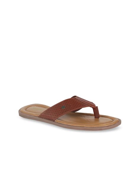 Buy Bata Men Brown Leather Comfort Sandals Sandals For Men 12689860 Myntra