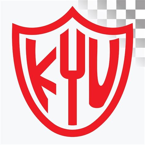 Premium Vector Kyu Letter Logo Design
