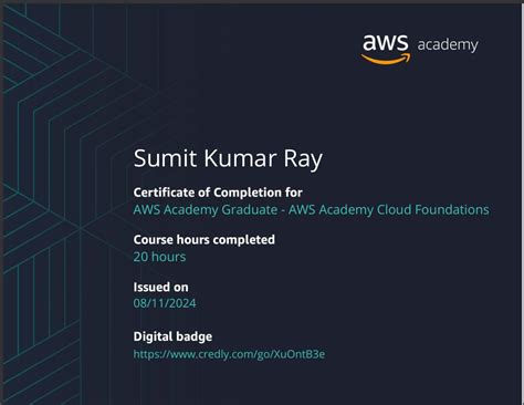 Sumit Ray On Linkedin Aws Cloudcomputing Professionaldevelopment Awscloud