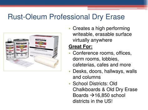 PPT Rust Oleum Professional Dry Erase PowerPoint Presentation Free Download ID 1431859