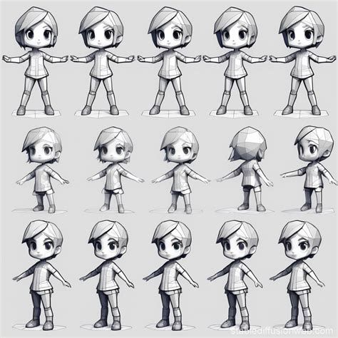 Low Poly T Pose Chibi Wizard Character Sheet Prompts Stable Diffusion Online Low Poly T Pose Chibi Wizard Character Sheet Prompts Stable Diffusion Online