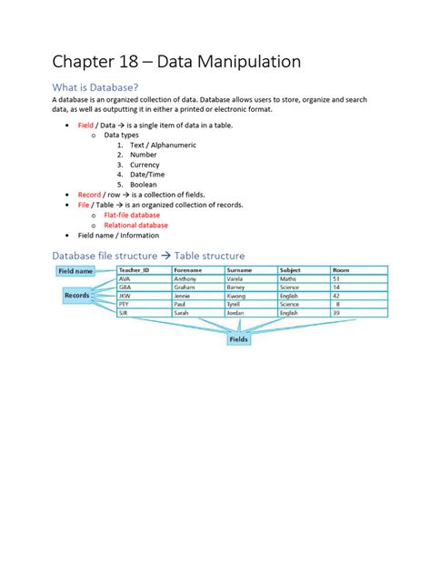 Data Manipulation Pdf Databases Relational Database