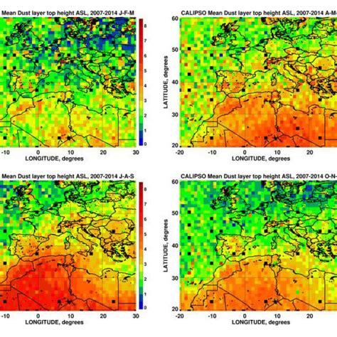 Seasonal Maps Of Dust Extinction Cross Sections For The Longitudinal Download Scientific