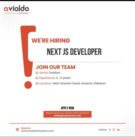 frontend nextjs hiring developerjobs avialdosolutions shahzaib bux