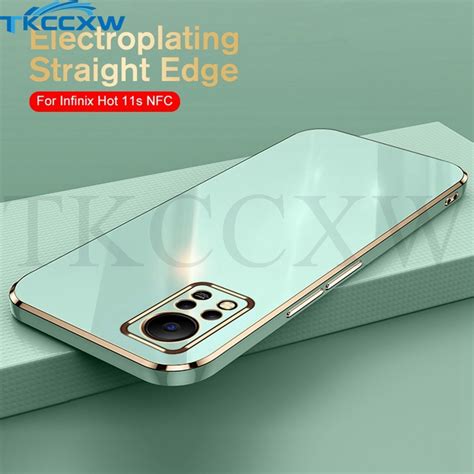 Square Plating Casing For Infinix Hot Pro Hot Play Hot Play Hot S X C X C X B