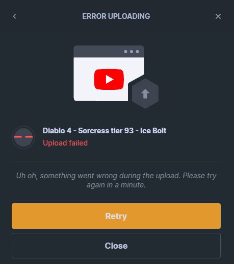Moment Bug When Uploading To Youtube Error Uploading Rsteelseries