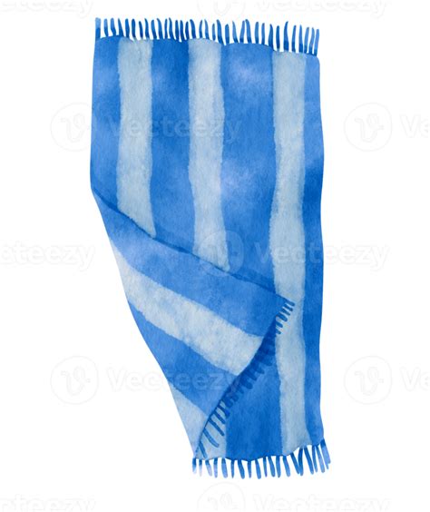 Toalla De Playa A Rayas Y Manta De Picnic Estilo Acuarela 9787655 Png