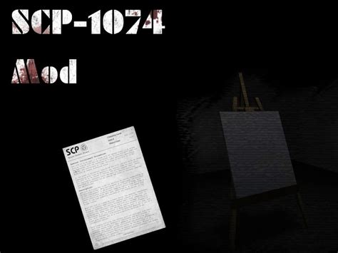 Scp 1074 Mod 0 7 4 File Scp Containment Breach Old Mods Archive For Scp Containment