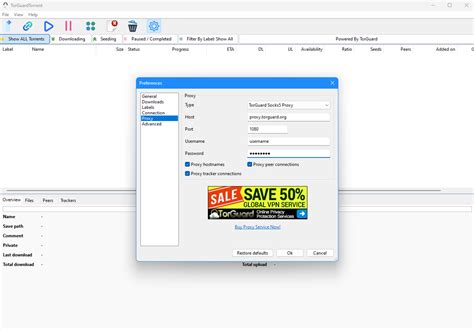 How To Setup Socks5 Proxy On Torguard Torrent App Windows Knowledgebase TorGuard