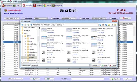 project java swing gui phần mềm quản lý điểm sinh viên 7 2016 fpt