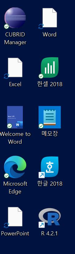 Ms 엑셀 워드 파워포인트 아이콘이 이렇게 표기 됩니다 왜이런가요 지식in