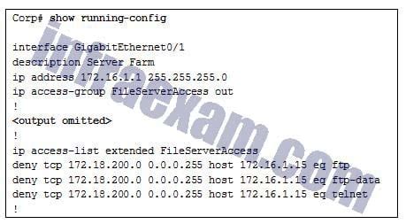 CCNA V ENSA Modules Network Security Exam Answers InfraExam