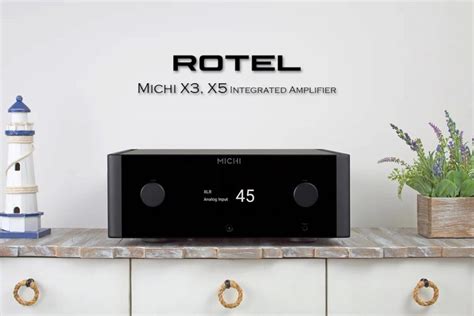 로텔 Rotel 플래그십 미치 시리즈 인티앰프 신제품 X3 X5 발표 Av 플라자