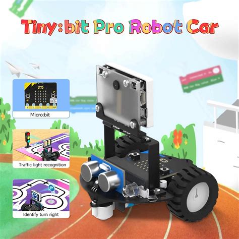 ≈microbit V2 Mini Smart Robot Car Ai Visual Recognition Automatic