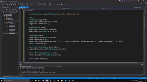 Sfml C Tutorial 08 Shooter Game With Many Projectiles And Enemies Youtube
