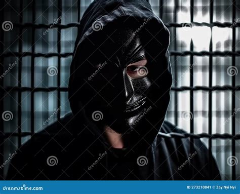 Anonymous Hacker Portrait Cybersecurity And Cybercrime Concept Royalty