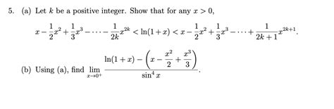 solved a let k be a positive integer show that for any