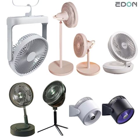 Edon 무선 접이식 캠핑선풍기 서큘레이터 벽걸이 탁상용 스탠드 선풍기 E808 E908 티몬