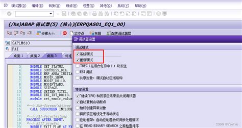 Sap Abap 普通调试 Update Task调试abap In Update Task Csdn博客