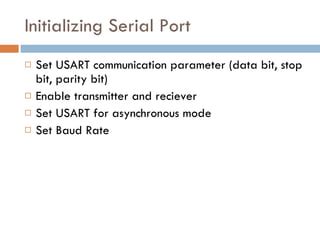 Serial Communication In Atmega Ppt