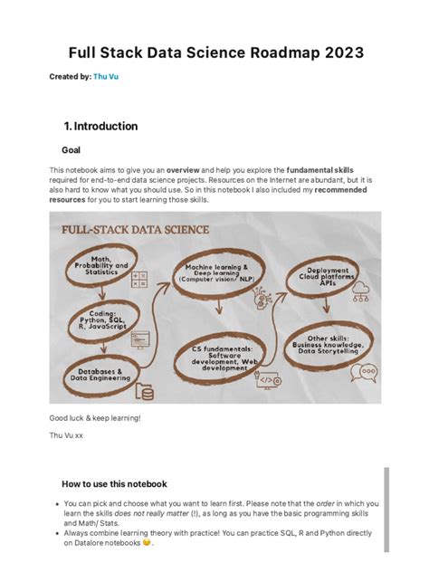 Full Stack Data Science Guide 2023 Pdf Python Programming Language