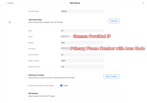 Unifi Talk Gamma SIP Trunks Jack Sh
