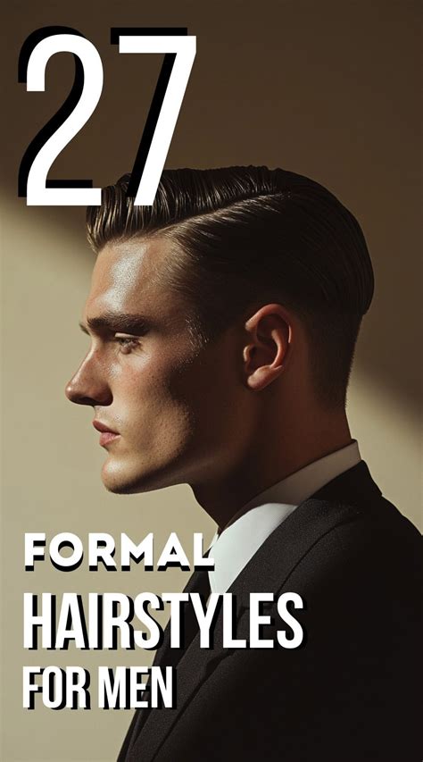 27 Formal Hairstyles For Men Stylish Options To Impress At Any Event