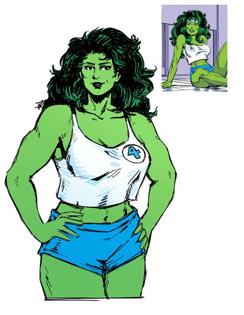 She Hulk Marvel Drawn By Viviannecore Danbooru