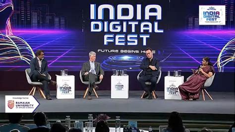 India Digital Fest Gerd Leonhard Calum Chace Anna Roy Conversation On