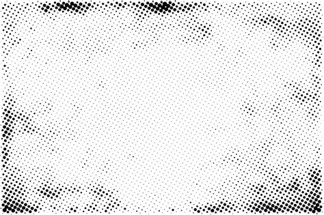 Premium Vector Black Abstract Grunge Halftone Pattern Texture Background