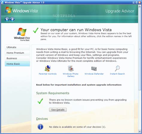 Windows Vista Upgrade Advisor Download Softpedia