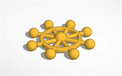 3d Design Rueda Mahoraga Tinkercad