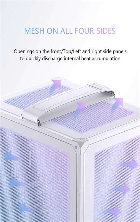 Jonsbo C6 Matx Mini Itx Case For Pc Type C Atx Power Supply Itx Portable Mini Desktop Mesh