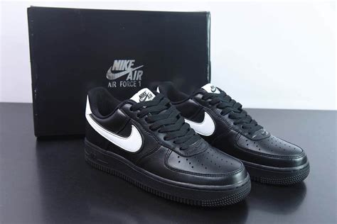 耐克nike Air Force 107 Low 黑白勾空军一号低帮休闲板鞋纯原版本 货号：cq0492 001 莆田纯原鞋社区