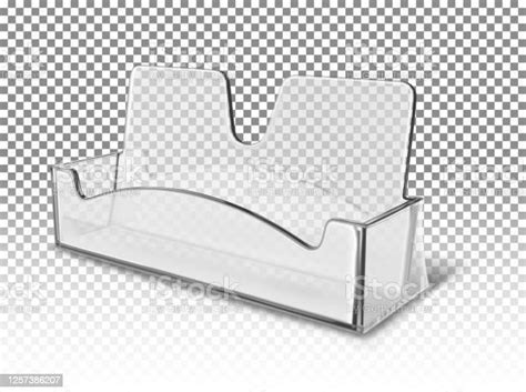 투명 플라스틱으로 만든 명함 홀더 흰색 투명 배경에 은색 3d 사실적인 그림 투명 아크릴 유리에 대한 스톡 벡터 아트 및 기타 이미지 투명 아크릴 유리 0명 3차원