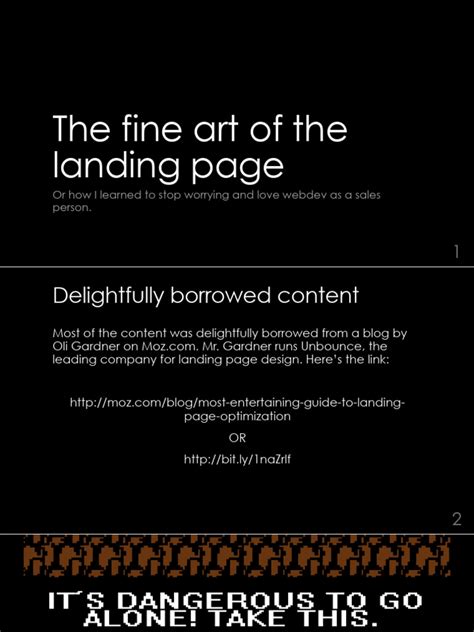 Creating An Effective Landing Page Pdf