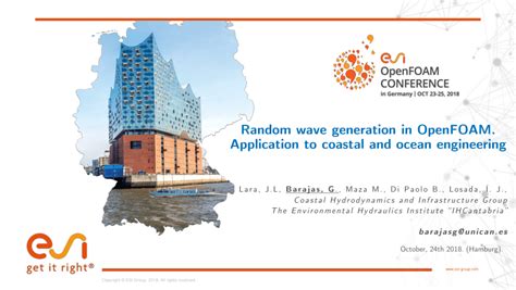 pdf random wave generation in openfoam application to coastal and