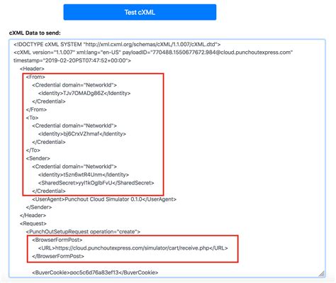 Application Testing — Punchout Cloud 100 Documentation