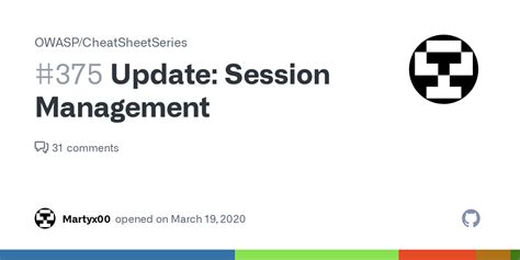 update session management · issue 375 · owasp cheatsheetseries · github