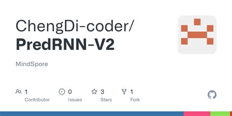 GitHub ChengDi Coder PredRNN V MindSpore