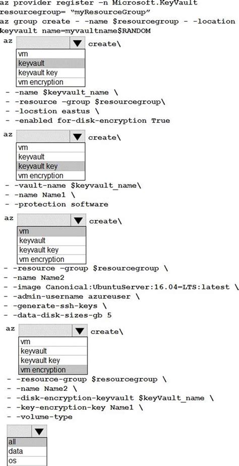 How Should You Complete The Azure Cli Commands Exam4training