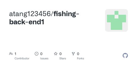GitHub Atang Fishing Back End
