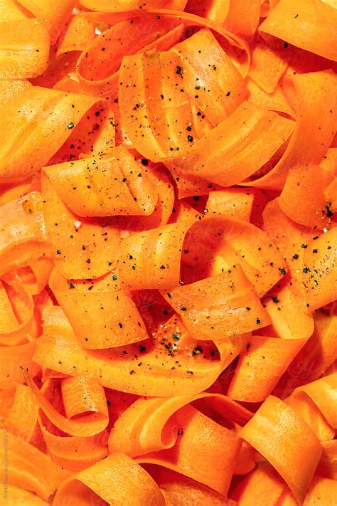 Shaved Carrot Salad By Stocksy Contributor Violeta Pasat Stocksy