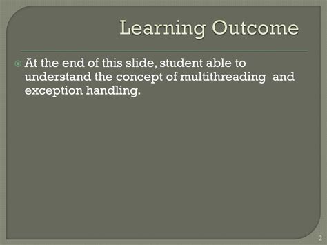 Ppt Java Chapter 6 Exception And Multithreading Powerpoint