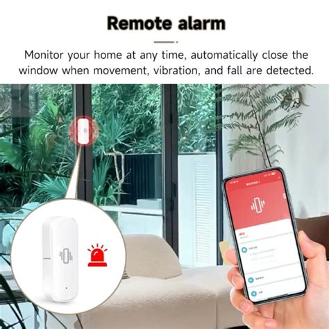For Tuya And For Zigbee Smart Vibration Sensor Remote Alarm And Shared Device £16 85 Picclick Uk
