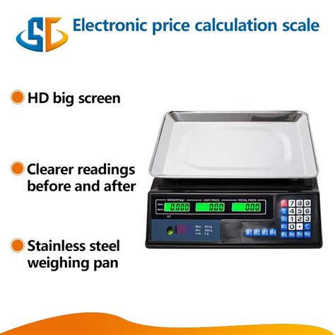 Electronic Scale Price Calculation Scale Fruit Scale Portable Electronic Price Computing Scale