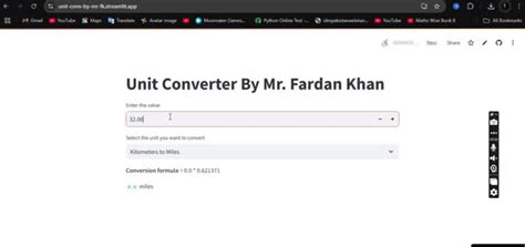 Python Streamlit Unitconverter Coding Ramadancodingnight Learning