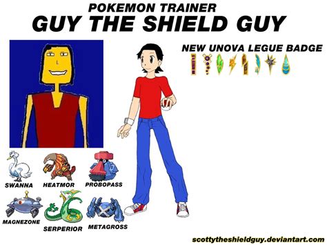 Pokemon Trainer Guy The Shield Guy By Advancedscottypkmn On Deviantart