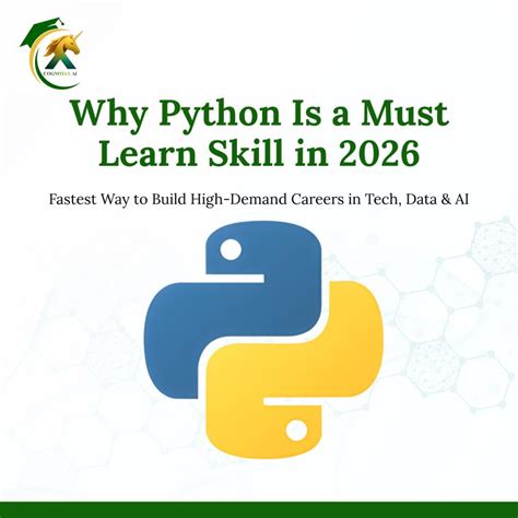 Python Python2026 Datascience Ai Machinelearning Futureskills